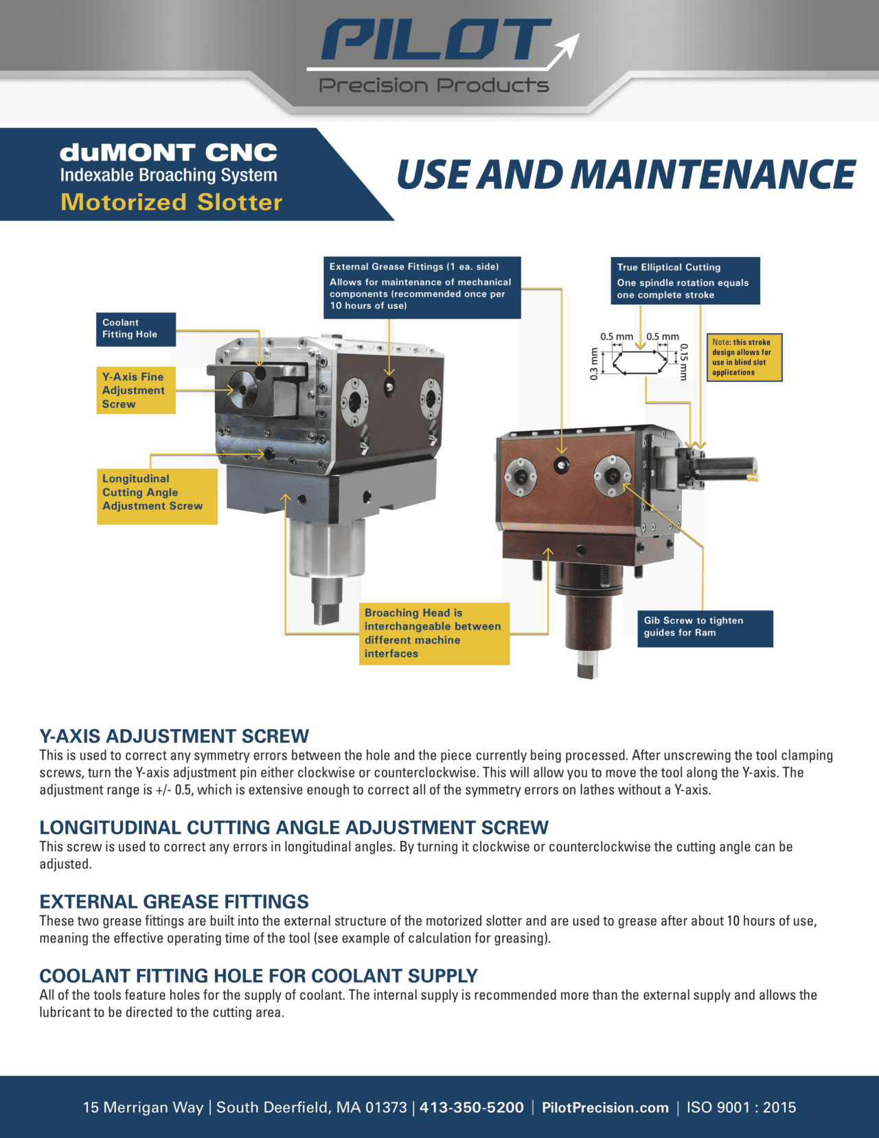 Instruction Manuals - Pilot Precision Products